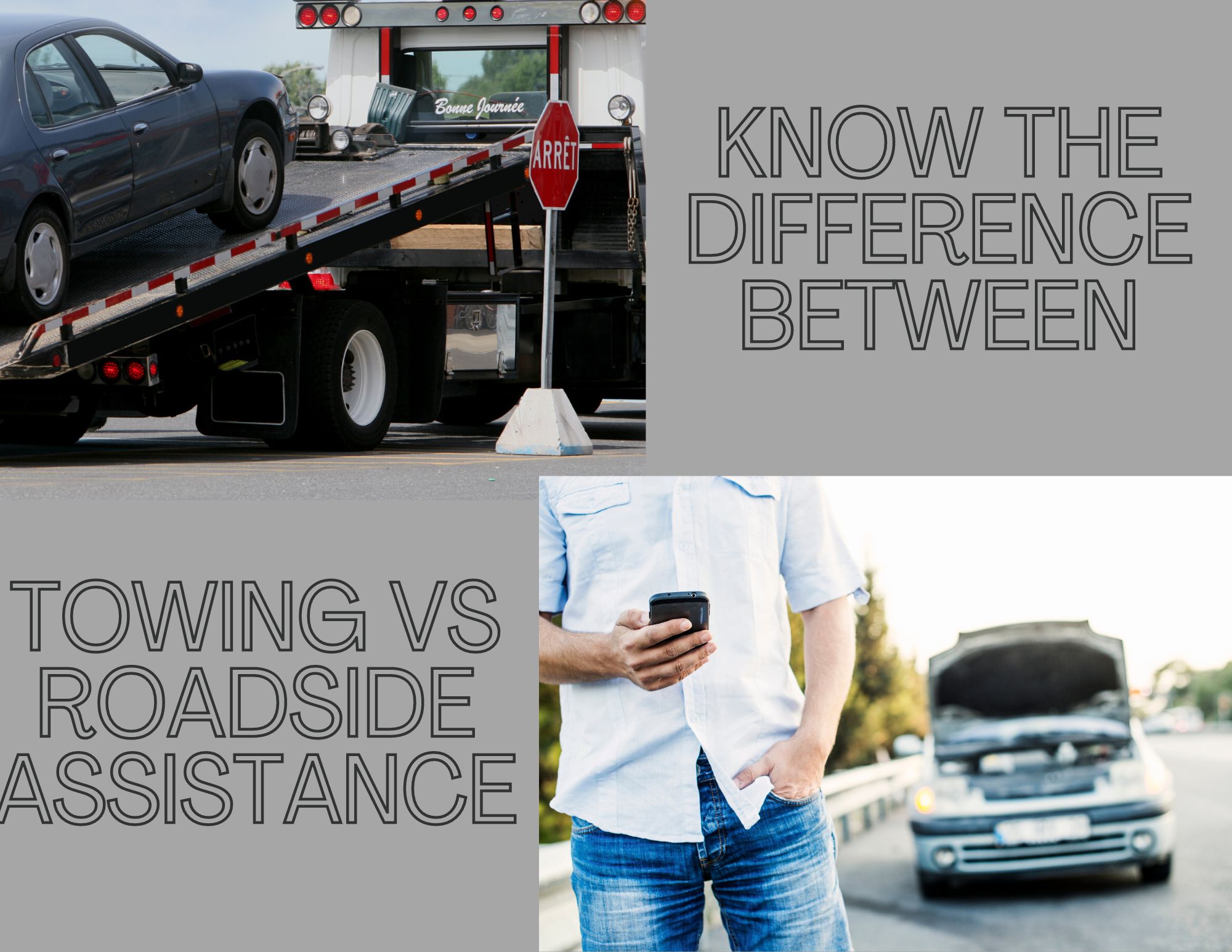 Towing vs Roadside Assistance | Aone Roadside Assistance